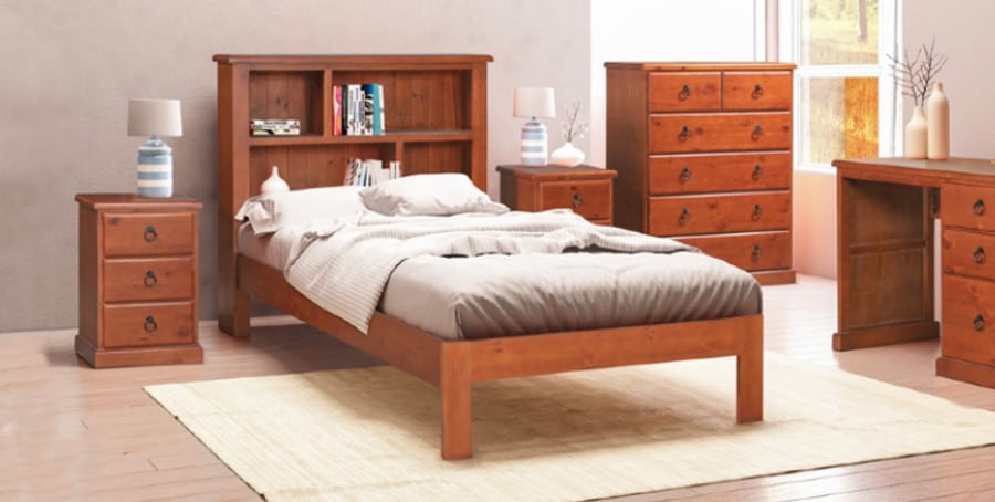 Atlas Single Bookcase Bed | 1stChoiceNow